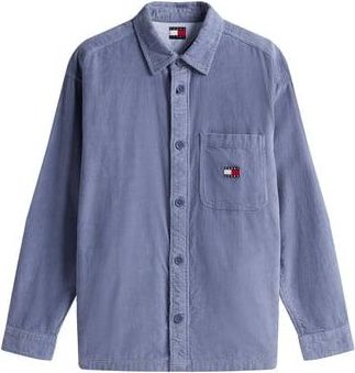 Tommy Hilfiger Baumwollstrukturhemd - Blau