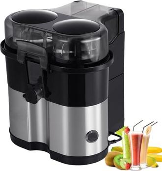 Generic Presse-agrumes &eacute;lectrique &agrave; Double T&ecirc;te De 380 Ml Avec Coupe-agrumes Int&eacute;gr&eacute;, Facile &agrave; Nettoyer, Presse-agrumes Pour Oranges, Citron, Citron Vert, Pam