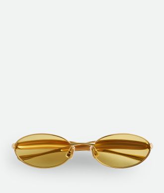 Bottega Veneta Lunettes De Soleil Ovales Sardine - Bottega Veneta