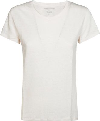 Majestic Filatures Femme, Tops, Beige, Taille: 42 FR T-Shirt GC MC Lino