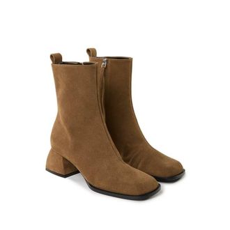 Nodaleto Bottines &agrave; talon en cuir