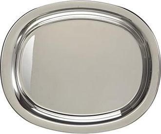 Alessi JM13/36 L Servierplatte - Edelstahl 18/10 glänzend poliert