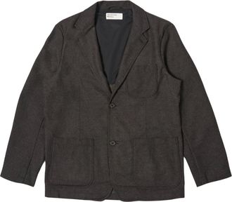 Universal Works Homme, Vestes, Brun, Taille: XL Veste crois&eacute;e en tweed italien