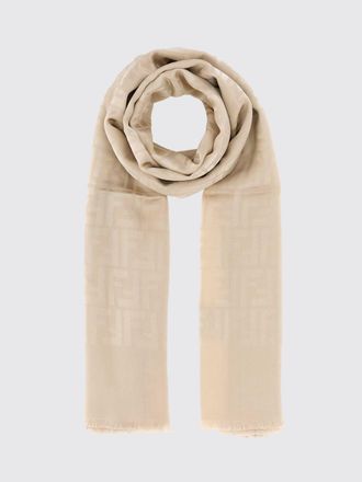 Fendi &Eacute;charpe FENDI Femme couleur Beige