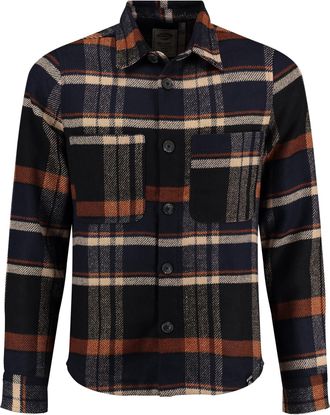 Key Largo Herren Klzermatt 1/1 Checks Hemd, Navy (1200), XL EU