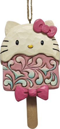 Enesco Sanrio by Jim Shore Hello Kitty Popsicle H&auml;ngeornament, 10 cm, Mehrfarbig