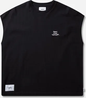 Wtaps Men s Sleeveless T-Shirt Black