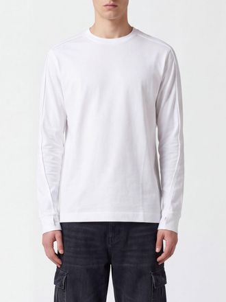 Thom Krom T-shirt &agrave; manches longues en coton avec bandes d&eacute;coratives