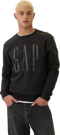 GAP Herren V-Lw Db Fleece, Schwarz, Large