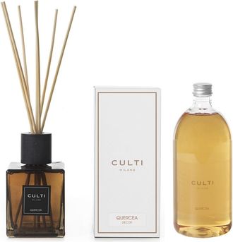 Culti Duftstäbchen 500 ml Decor mit Nachfüllpackung 1000 ml - eleganter Raumduft - Culti Milano - Lebensdauer 6 Monate Abdeckung 30 qm - edles Design und ho