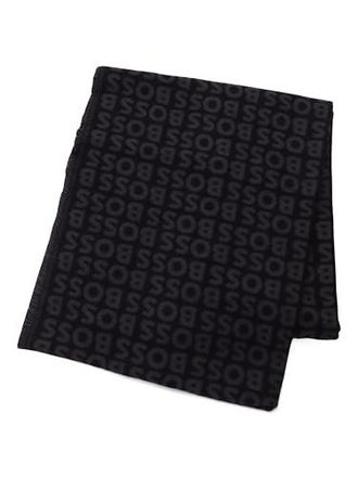BOSS Tadic_40180 Foulard, Black, ONESI Men