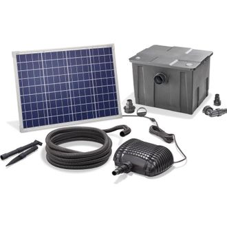Esotec Esotec - Solar Teichfilter Set 50/2500 Solarpumpe Au&szlig;enfilter Gartenteich 101080