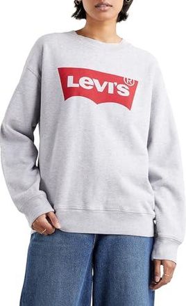 Levi's Graphic Standard Crewneck Sweat-shirt Femme, Grey Heather, S