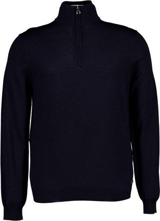 Pierre Cardin Herren Troyer blau unifarben