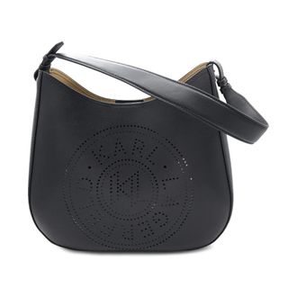 Karl Lagerfeld Circle Hobo Bag Perforated - - Bags - Damen - Schwarzk - ONE SIZE