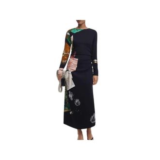 Desigual Elastane Dress - - Dresses - Damen - Schwarzk - XS