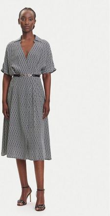 Fracomina Kleid für den Alltag FR25SD2012W413O9 Schwarz Regular Fit