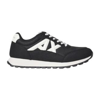 A|X Armani Exchange Baskets en mesh et microfibre - Homme - Chaussures - Noir - Taille: 43 EU