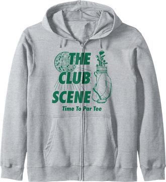 Trendy Apparel The Club Scene Time to Par Tee Disco Ball Kapuzenjacke