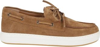Hogan Homme, Chaussures, Brun, Taille: 41 1/2 EU Baskets Slip-On en Cuir
