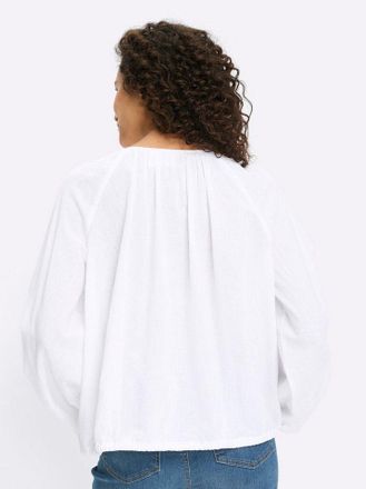 Heine Klassische Bluse Bluse Langarm