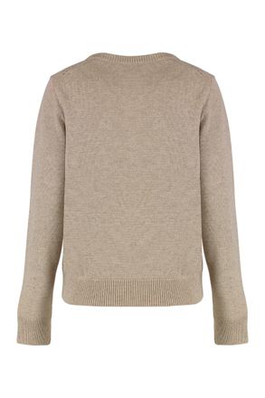 Celine Womens Crew Neck Cashmere Sweater Sand