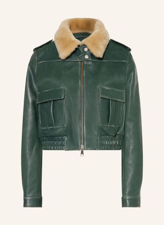 Dorothee Schumacher Dorothee Schumacher Lederjacke First Love gruen