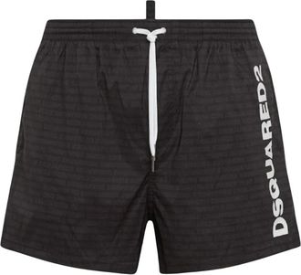 Dsquared2 Homme, Maillots de bain, Noir, Taille: 2XL Boxer Midi