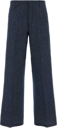 Max Mara Femme, Pantalons, Bleu, Taille: 36 FR Wide Pantalons