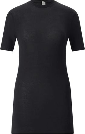 Toteme Femme, Tops, Noir, Taille: 40 FR T-shirt Long Viscose