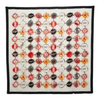 Burberry Pre-owned Flaschenverschluss Krone Seidenschal - - Pre-owned - Damen - Mehrfarbig - ONE SIZE