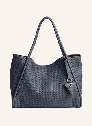 Parise Handtasche 09 R&ouml;hrenf&ouml;rmig Ohne Fransen blau