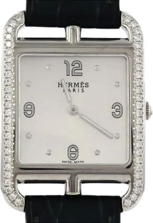 Herm&egrave;s Pre-owned Cape Cod Stainless Steel Quartz - Femme - Pre-owned - Gris - Taille: ONE Size