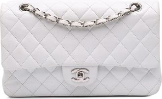Chanel Hobo Bags - Medium Classic Caviar Double Flap - Gr. unisize - in Weiß - für Damen
