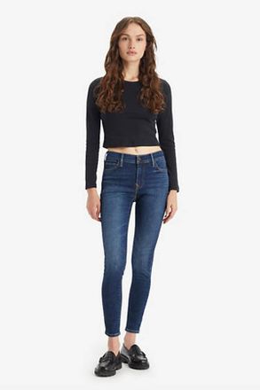 Levi's Jean 710 Taille Mi Haute Super Skinny - Femme - Bleu / Ive Got This - 23X28