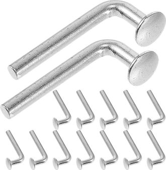 NUOBESTY 50 St&uuml;ck Verzinkte Sicherheitsbolzen 5x47mm f&uuml;r Palettenregale Universelle Fallbolzen aus Korrosionsbest&auml;ndigem Stahl Stabile Schwerlastbefestigung f&uuml;