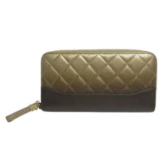 Chanel Pre-owned Cuir petite-maroquinerie - Femme - Pre-owned - Brun - Taille: ONE Size