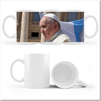 Generic Kaffee-Teetasse Tasse mit Foto Papst Franziskus Nr. H7112Z_Cup
