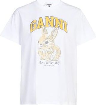 Ganni T-shirt à motif