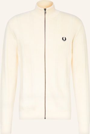 Fred Perry Strickjacke weiss