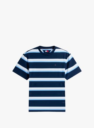 Tommy Hilfiger T-shirt droit ray&eacute; en coton