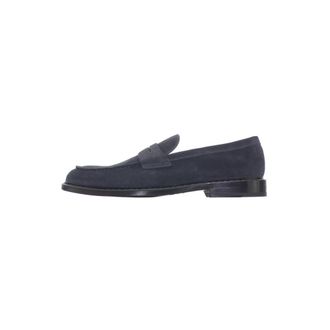 Doucal's Homme, Chaussures, Bleu, Taille: 44 EU Mocassin en daim