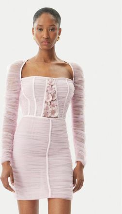 Elisabetta Franchi Coctailkleid AB68352E2 544 Rosa Slim Fit
