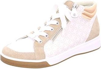 Ara Femme Rome Basket, Sable, Blanc, Or Rose, 42 EU