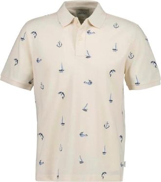 GANT Femme, Chemises, Blanc, Taille: 40 FR Polo Brod&eacute; MC