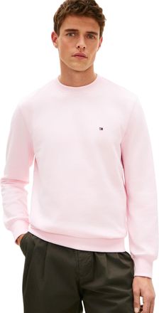 Tommy Hilfiger Herren Essential Terry Crewneck Mw0mw37237 Pullover-Sweatshirt, PINK (Pink Lily), S