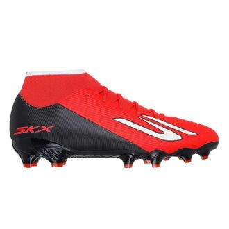 Skechers SKX_2 Academy Fu&szlig;ballschuhe mit festem Boden f&uuml;r Herren (Rot/Schwarz)
