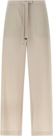Max Mara Femme, Pantalons, Beige, Taille: 38 FR Wide Pantalons