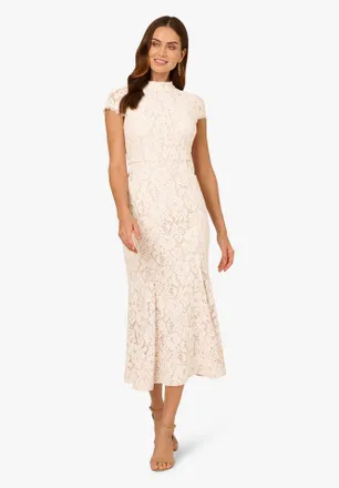 Adrianna Papell Abendkleid Ankle Length Lace Dress Romantisch, raffiniert, edel
