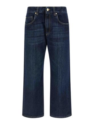 Brunello Cucinelli Straight Leg Jeans - Blau